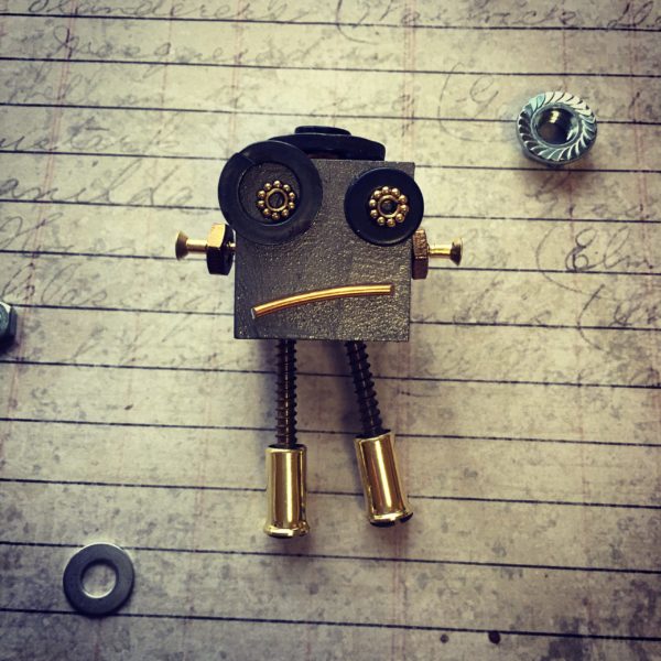 Mini MagBot Found Object Robot Magnets – Trilby Works