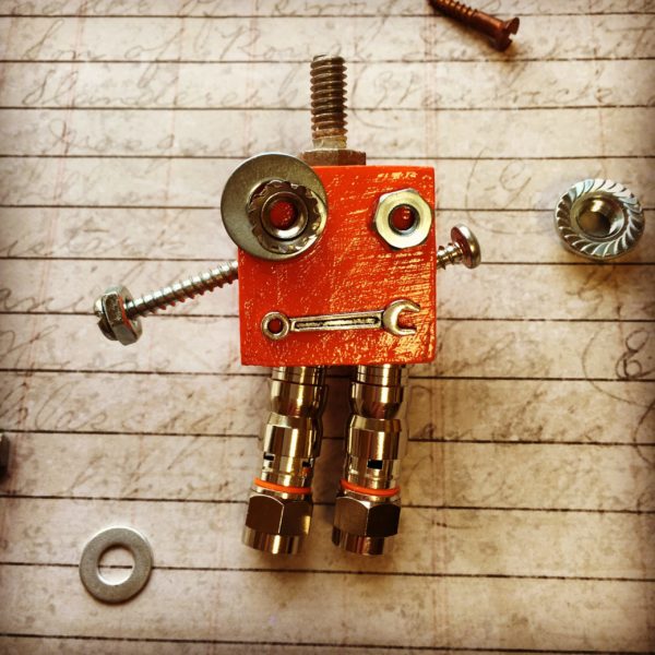 Mini MagBot Found Object Robot Magnets – Trilby Works