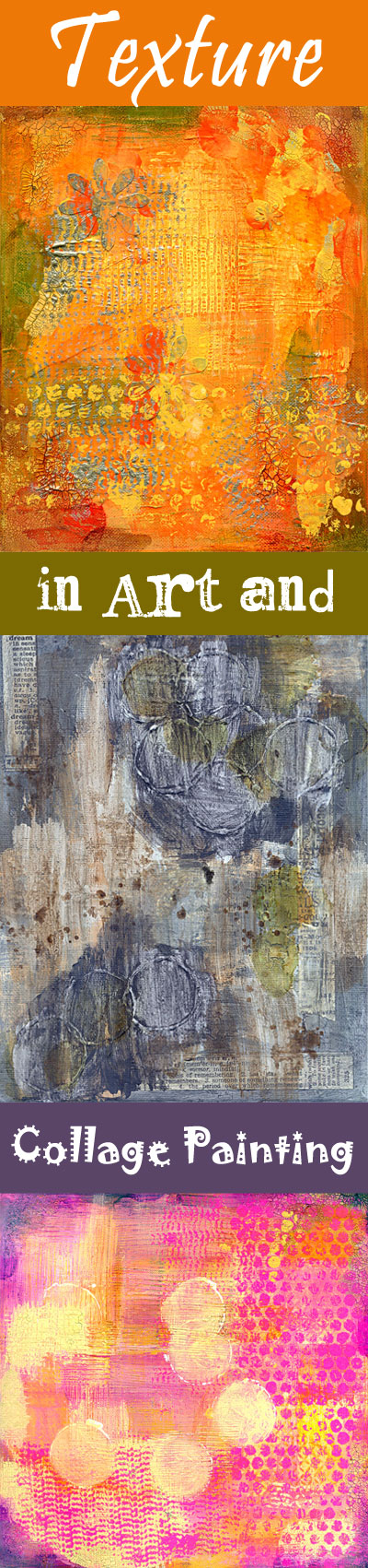 Texture in Art and Collage Painting Graphic by Trilby Works – Trilby Works