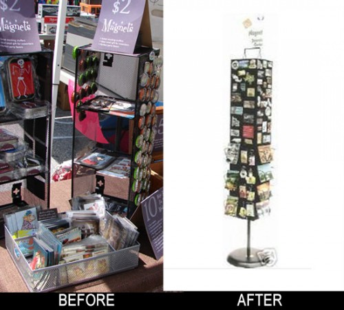 Rotating Magnet Display Rack – Trilby Works